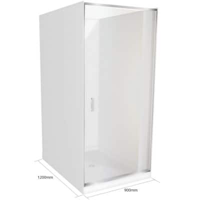 Shower Cubicle 1200x900x1200 3 sided Alcove | Henry Brooks